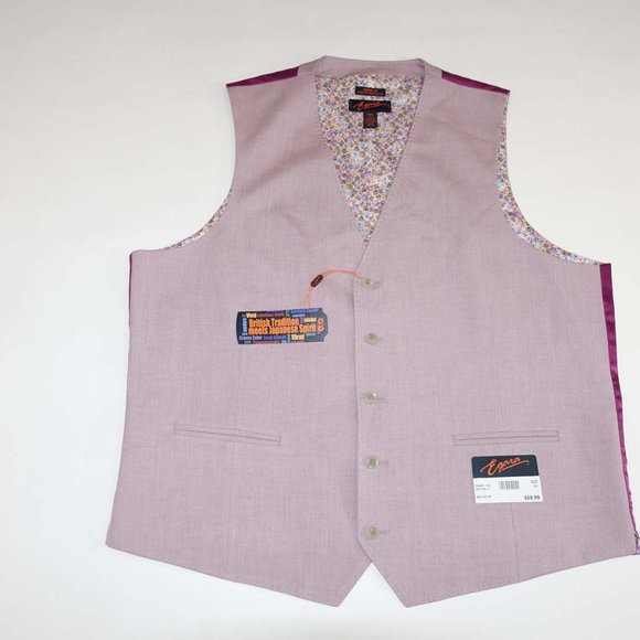 Egara | Suits & Blazers | Egara Mens Skinny Fit Stretch Suit Vest Size ...